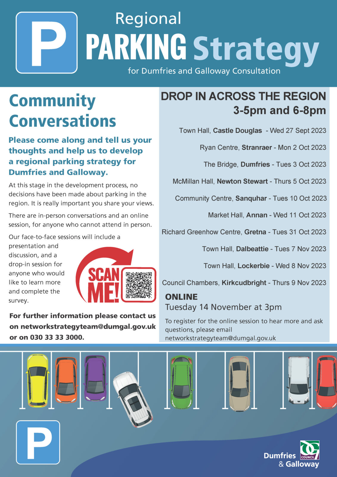 0095-23 Parking strategy poster (Region) – Royal Four Towns